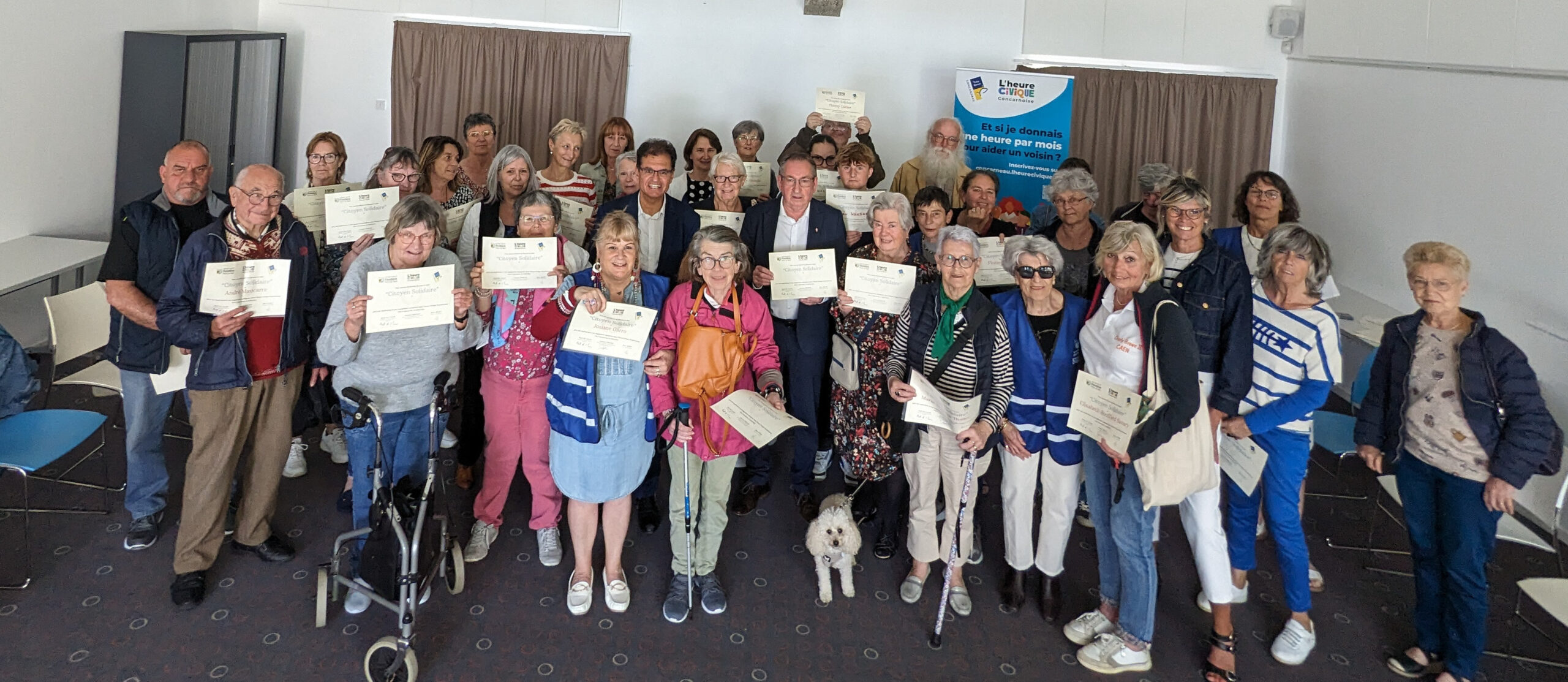 Les volontaires de l’Heure civique ont reçu le diplôme de “citoyen ...